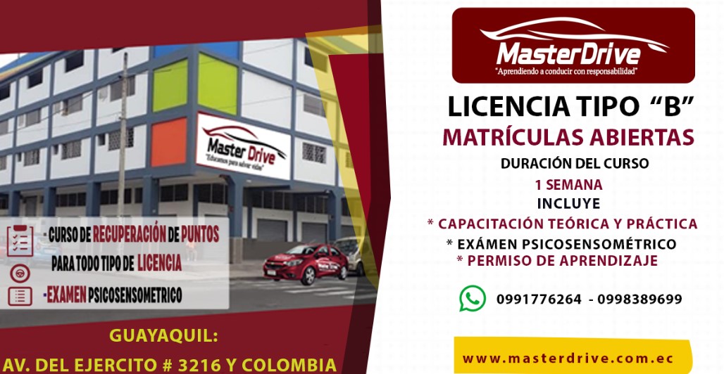 MASTERDRIVE – ESCUELA DE CONDUCCION