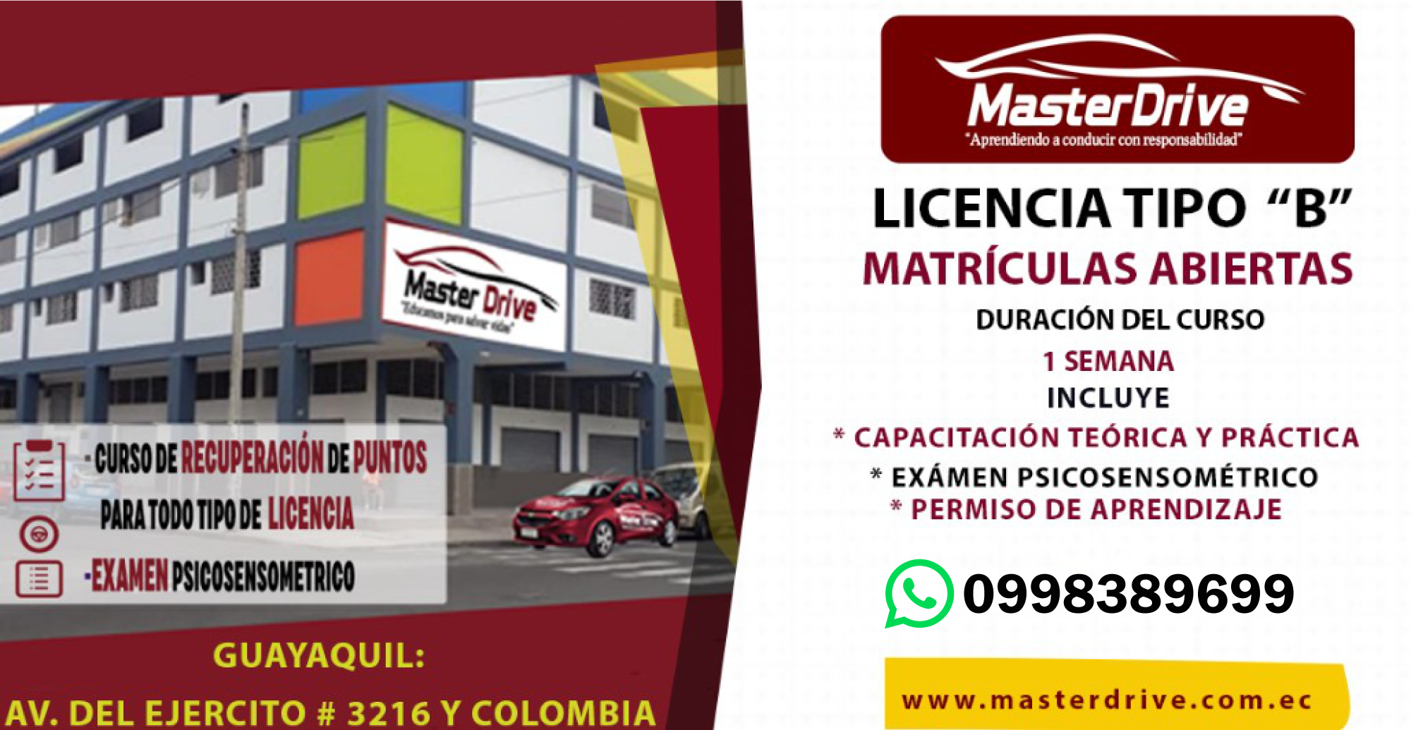 MASTERDRIVE – ESCUELA DE CONDUCCION